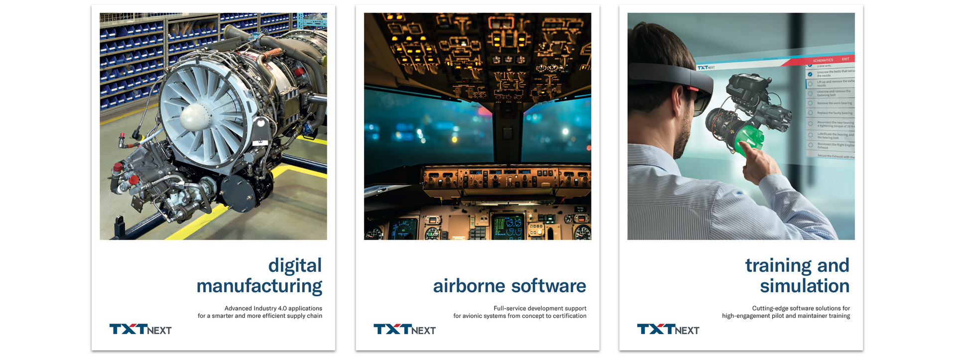 Printgestaltung für Software-Lösungen für die Luftfahrt ...